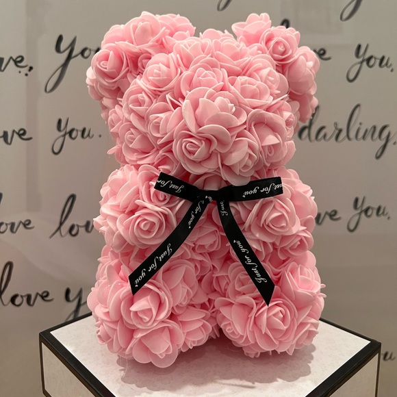 just for you | Other | Brand New Roses Teddy Bear Light Pink | Poshmark